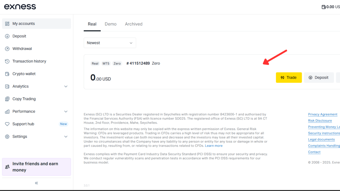 Exness Broker Account Opening Guide In 2025 - AxleStreet